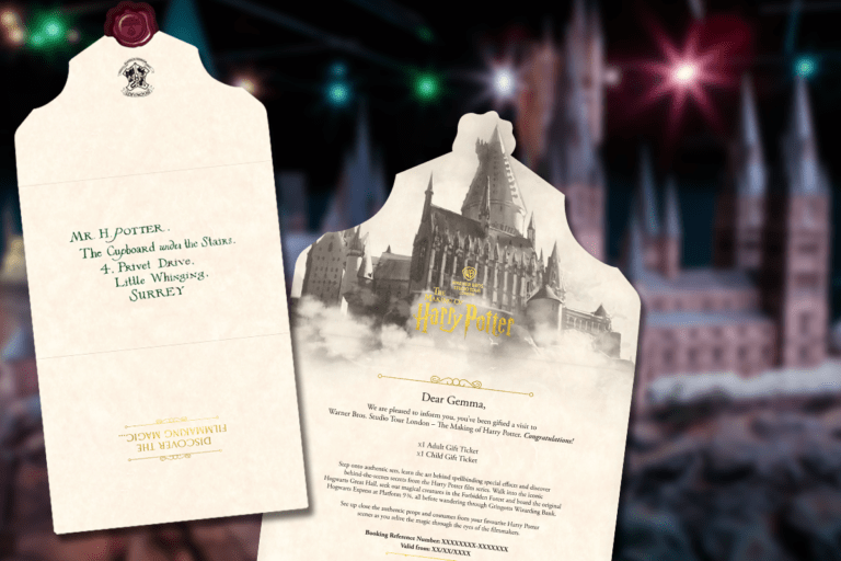 Souvenir Gift Ticket - Warner Bros. Studio Tour London